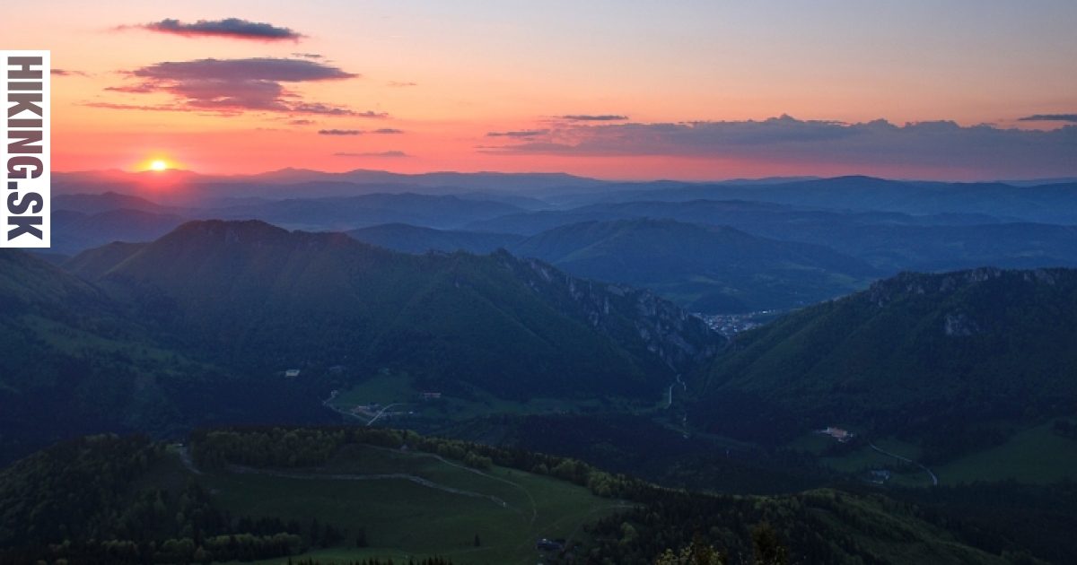 Fotka: Západ slnka - Malá Fatra - foto 47441 | HIKING.SK